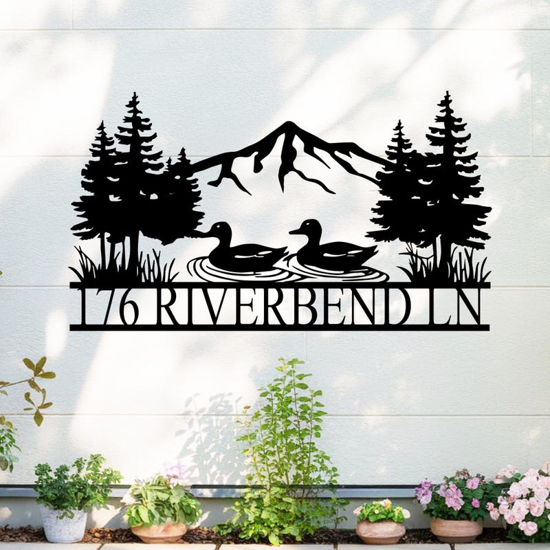 Lake House Numbers - Etsy