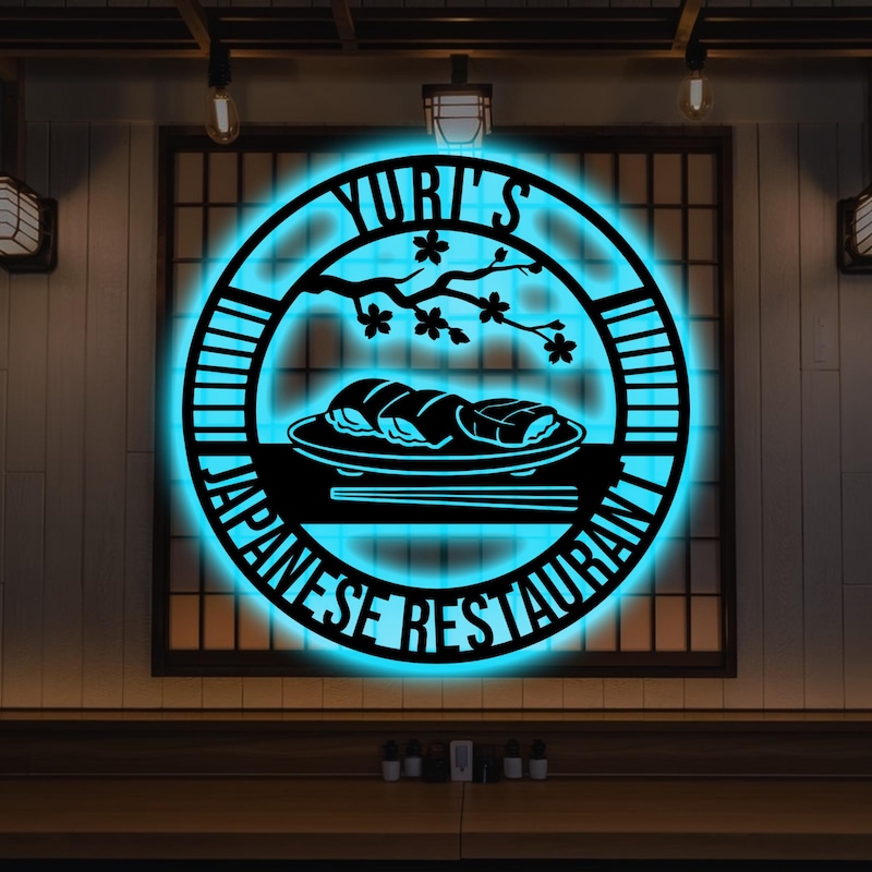 Japanese Restaurant Sign - Etsy