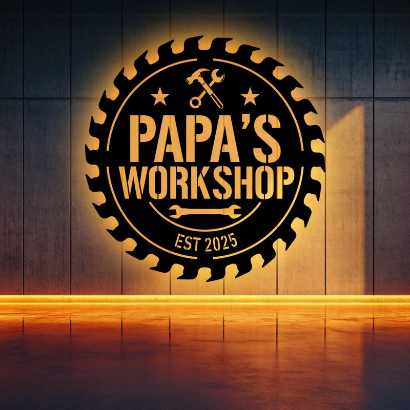 Grandpas Workshop Light - Etsy