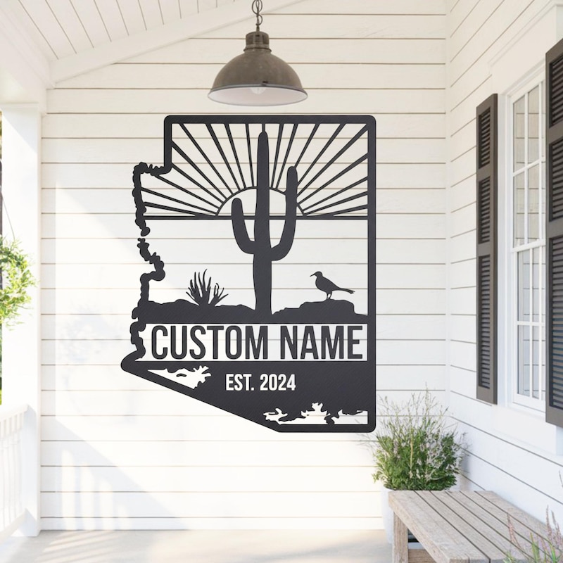Arizona Metal Sign - Etsy