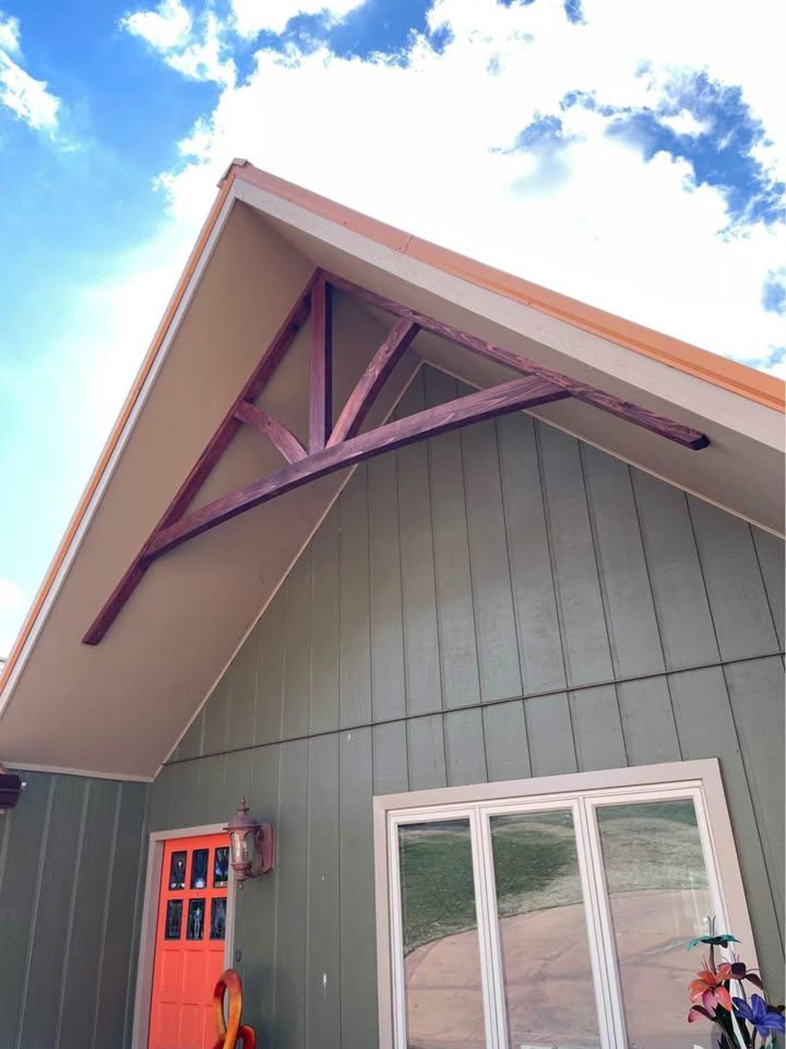 Custom Wood Gables & Decorative Trusses | Solid Cedar or Pine | Made to ...