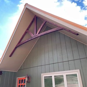 Custom Wood Gables & Decorative Trusses | Solid Cedar or Pine | Made to ...