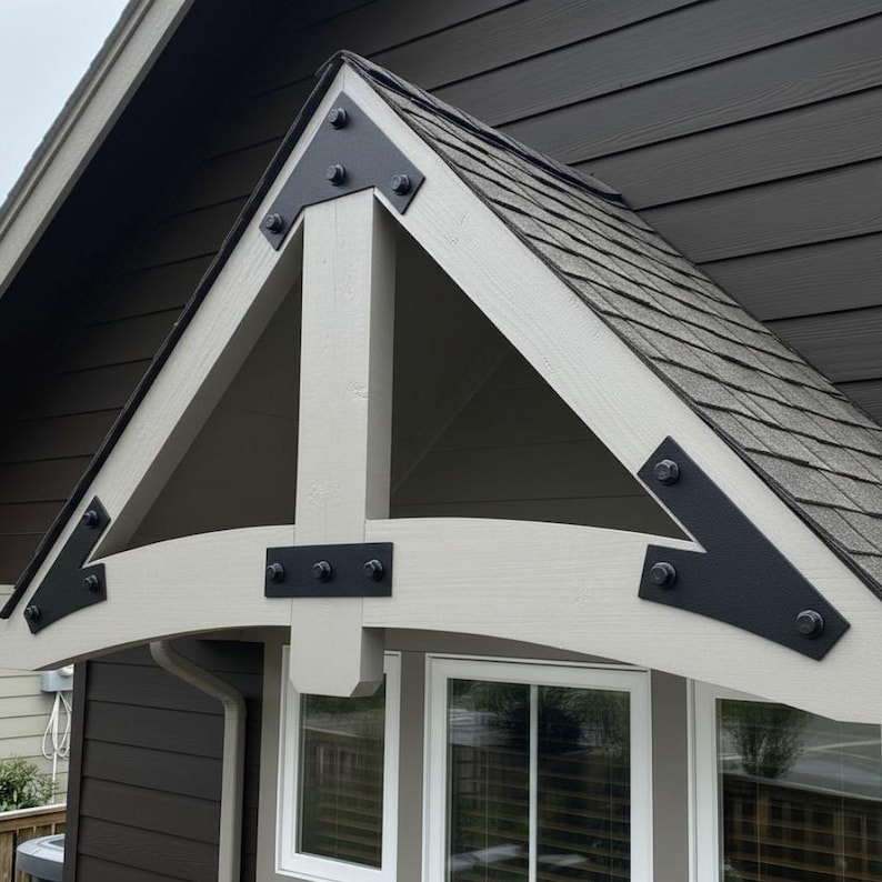 Custom Wood Gables & Decorative Trusses | Solid Cedar or Pine | Made to ...