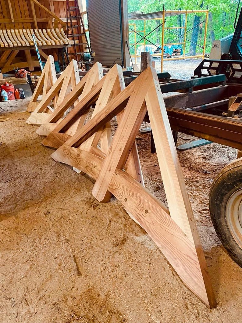 Custom Wood Gables & Decorative Trusses | Solid Cedar or Pine | Made to ...