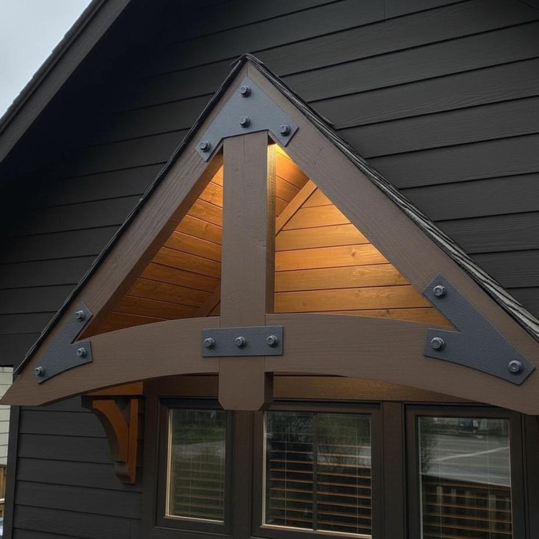 Custom Wood Gables & Decorative Trusses | Solid Cedar or Pine | Made to ...