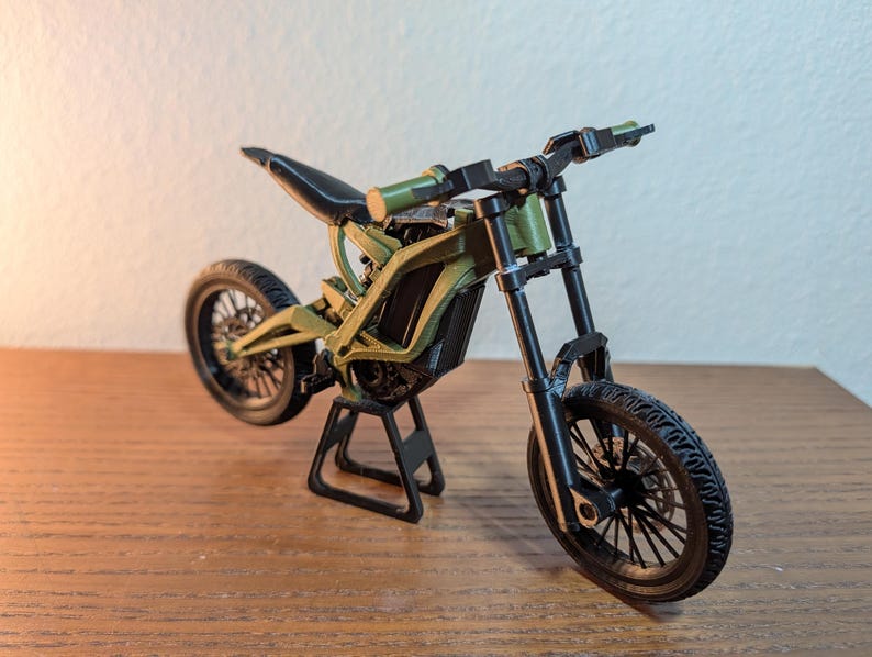 Mini 3d Printed Surron Light Bee X Scale Model (electric Dirt Bike) - Etsy