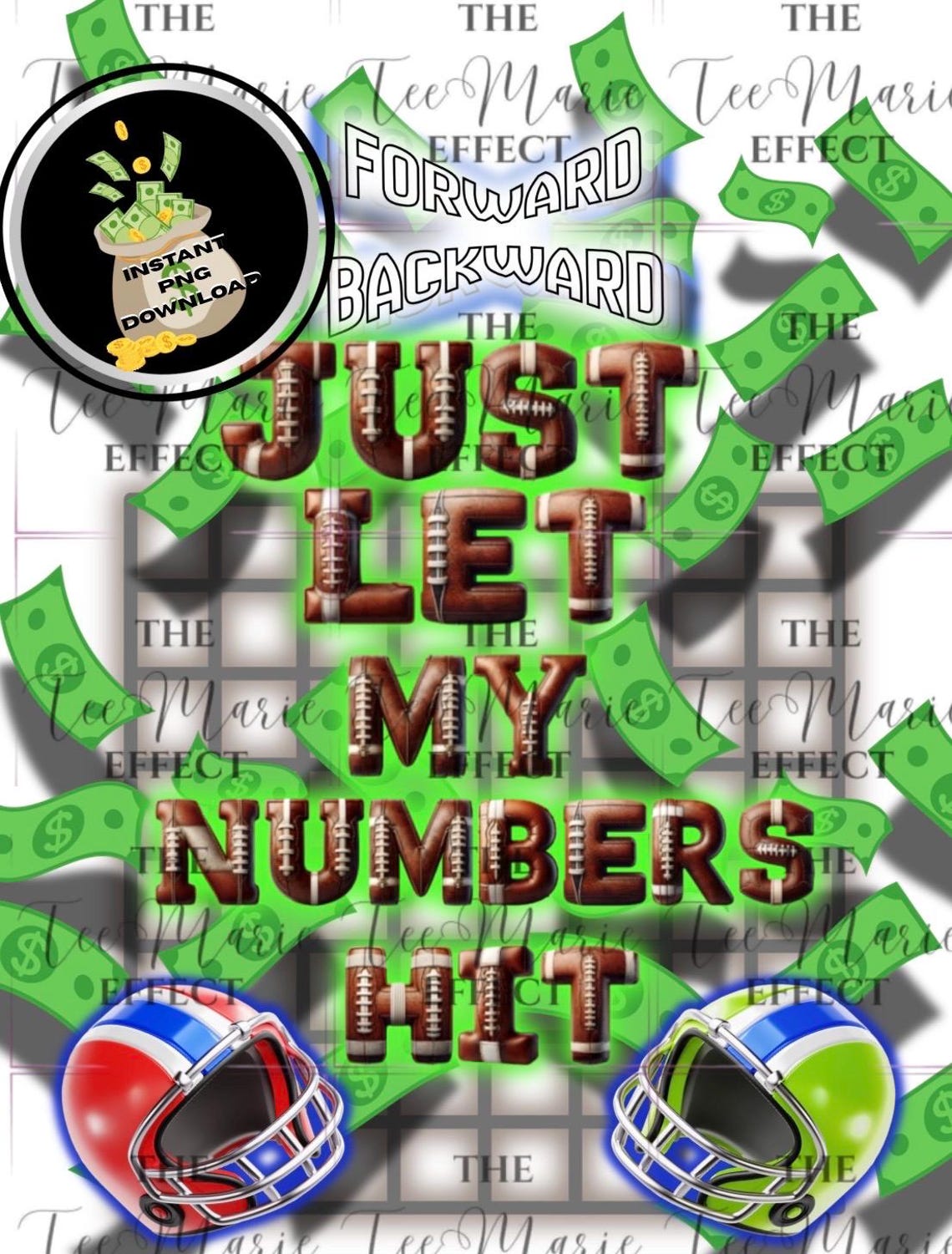 Just Let My Numbers Hit Super Bowl LX Instant PNG Download Pool ...