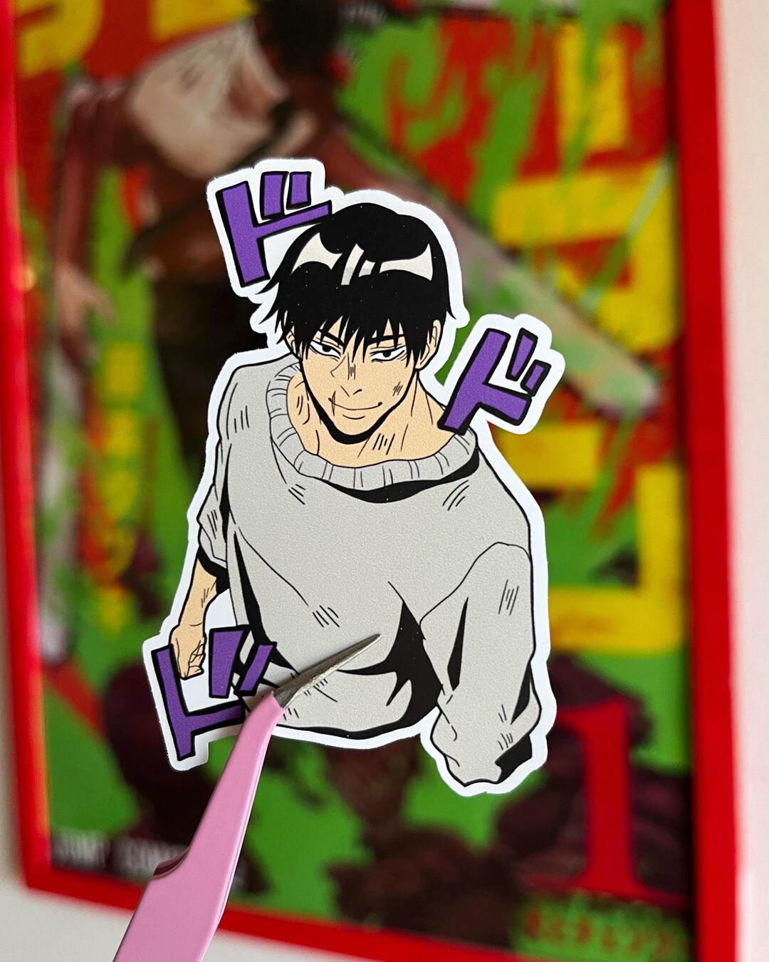 Toji Sweater Sticker - Etsy