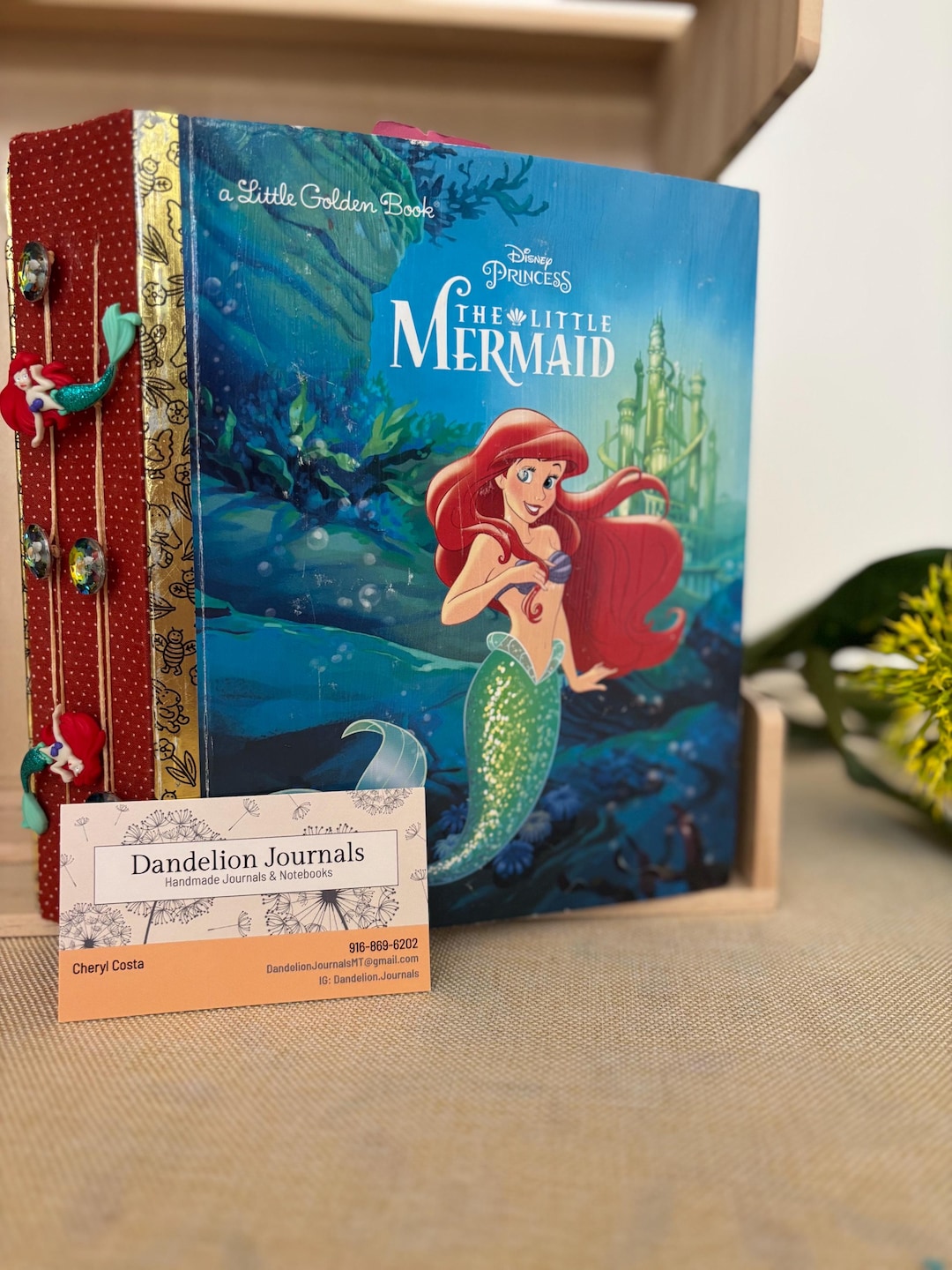The Little Mermaid - Altered Book - Journal Storybook - Etsy