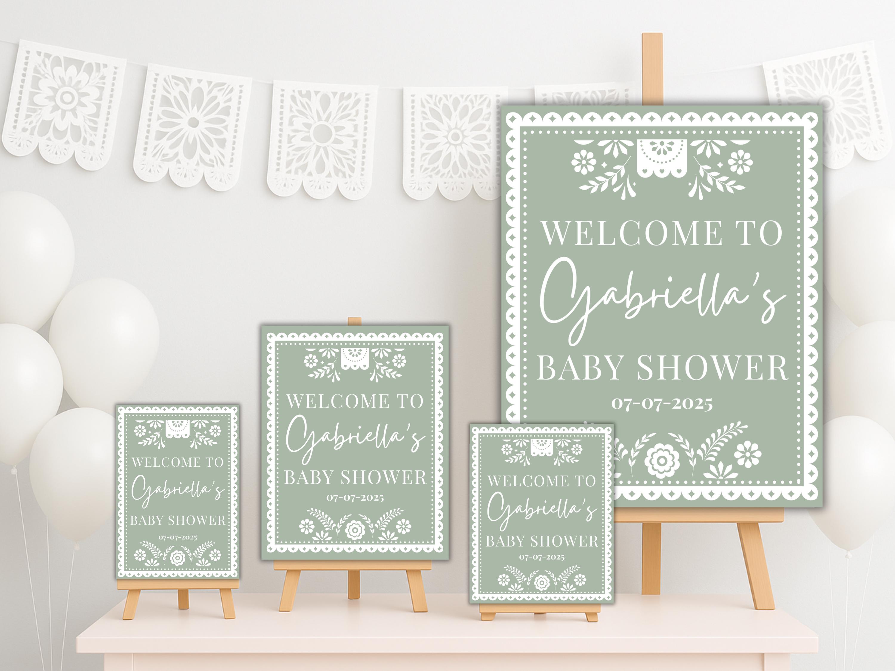 Cielito Lindo Baby Shower Welcome Sign, Mexican Fiesta Party Decor ...