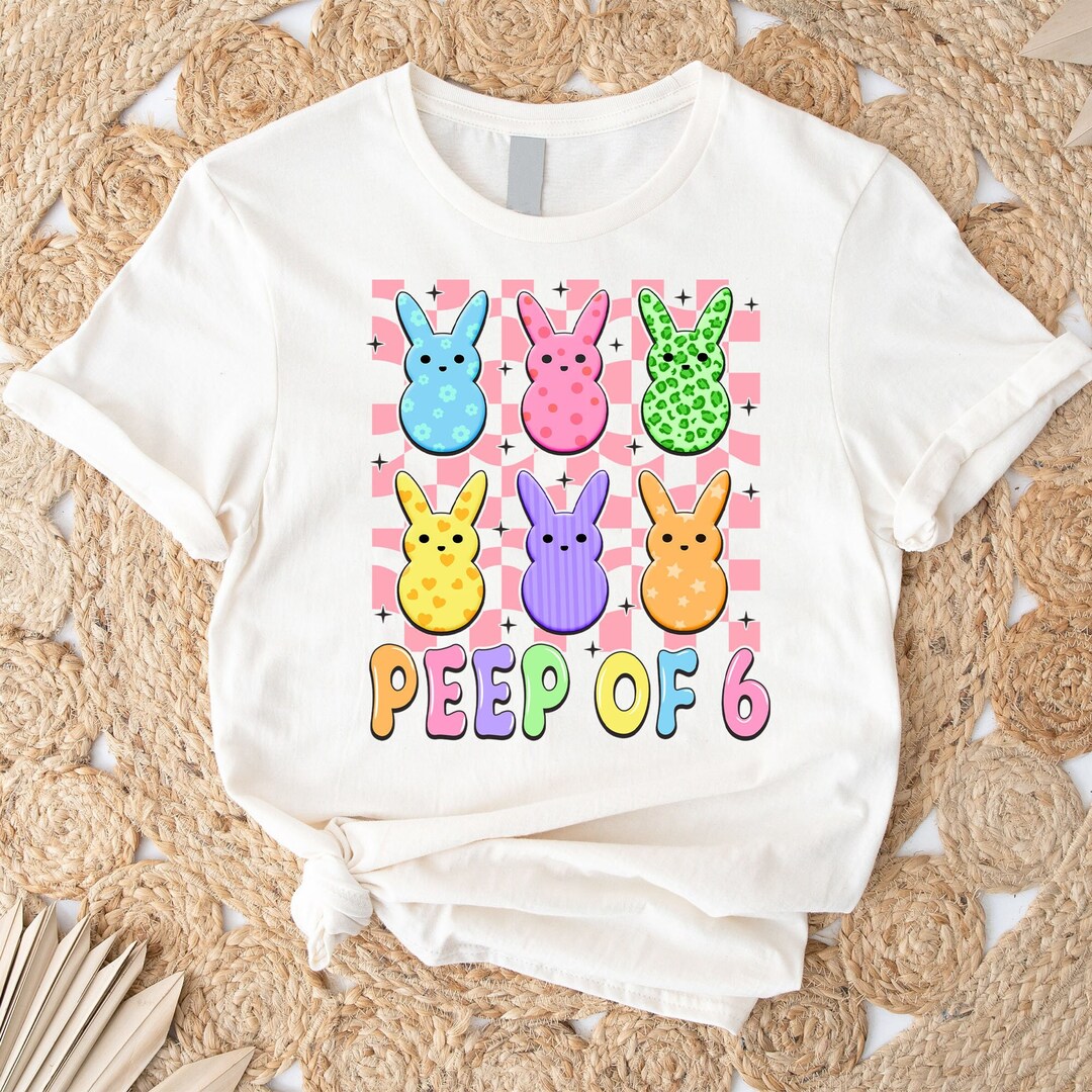Camisa de peeps de conejito de Pascua, camiseta de conejitos de Pascua ...