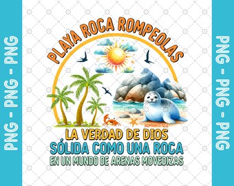 Vacation Bible School PNG, VBS Spanish 2024 Digital Download, Playa ...