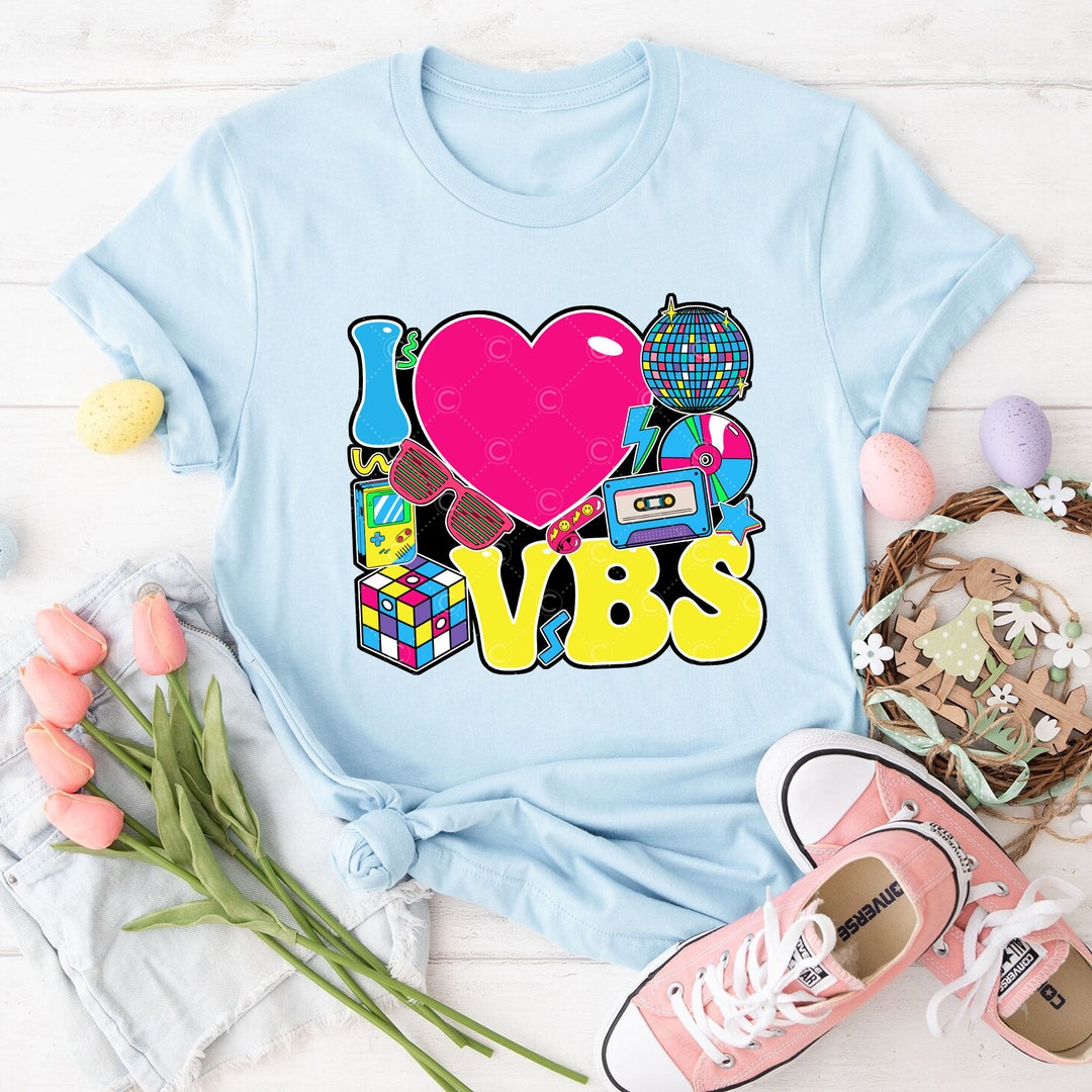 I Love VBS Shirt, Disco Ball VBS 2024 T-shirt, Retro Vacation Bible ...