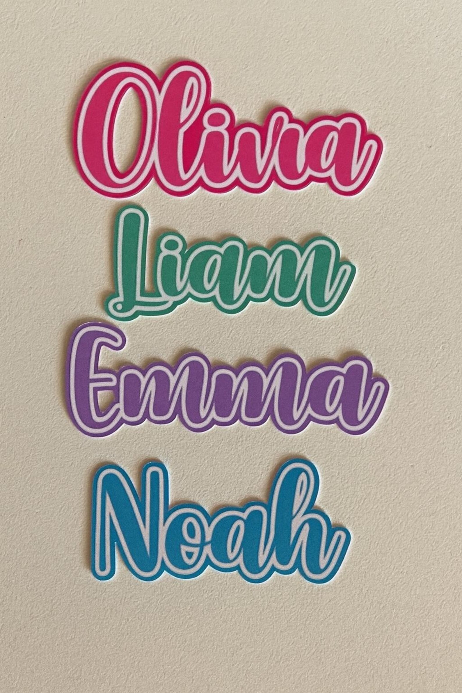 Personalized Name Cutouts for Cake | Custom Name for Party Decor - Etsy