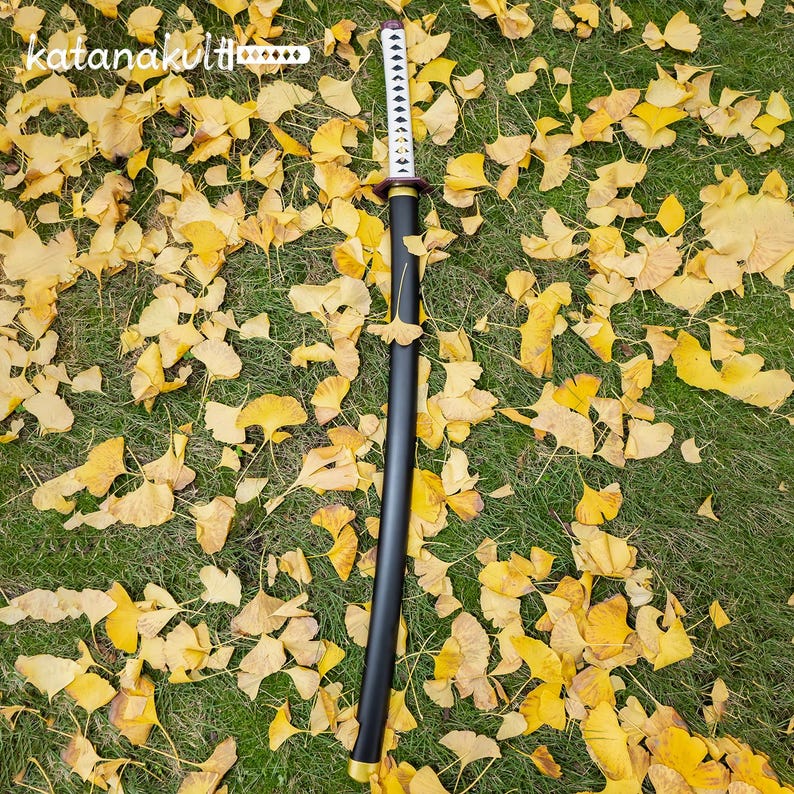 Tomioka Giyu-inspired Anime Sword Replica - Handcrafted Full Tang ...