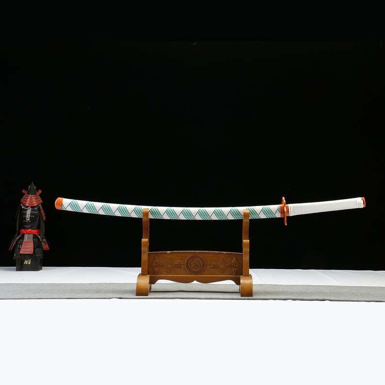 Rengoku's Katana From Demon Slayer - Handmade Carbon Steel Cosplay ...