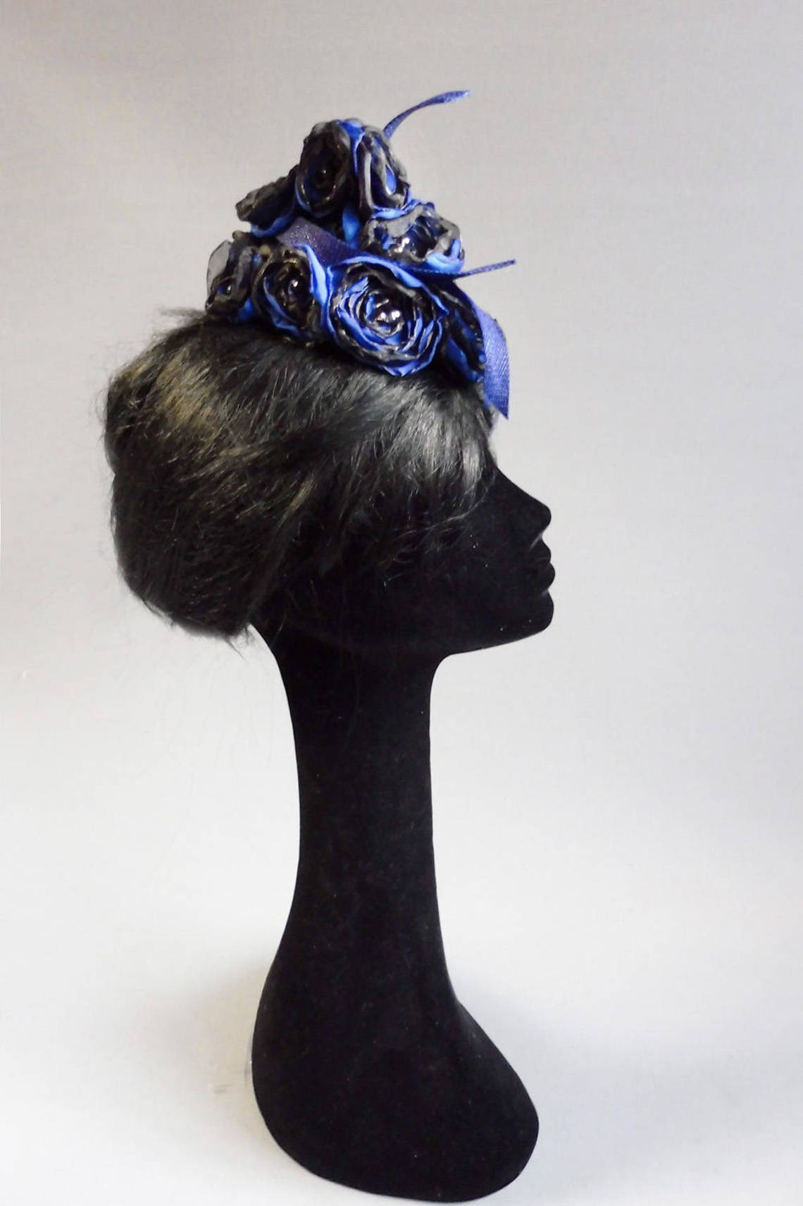 Dutch Design Grey Black En Royal Blue Percer Het With Hand | Etsy