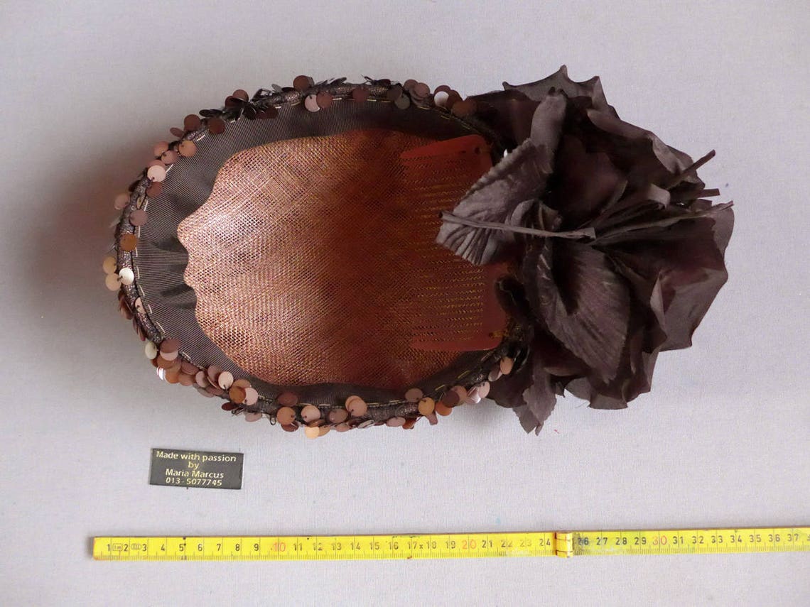 Made with passion Dutch design brown and copper percer hat | Etsy