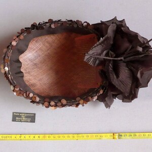 Made With Passion Dutch Design Brown and Copper Percer Hat With Sequins ...