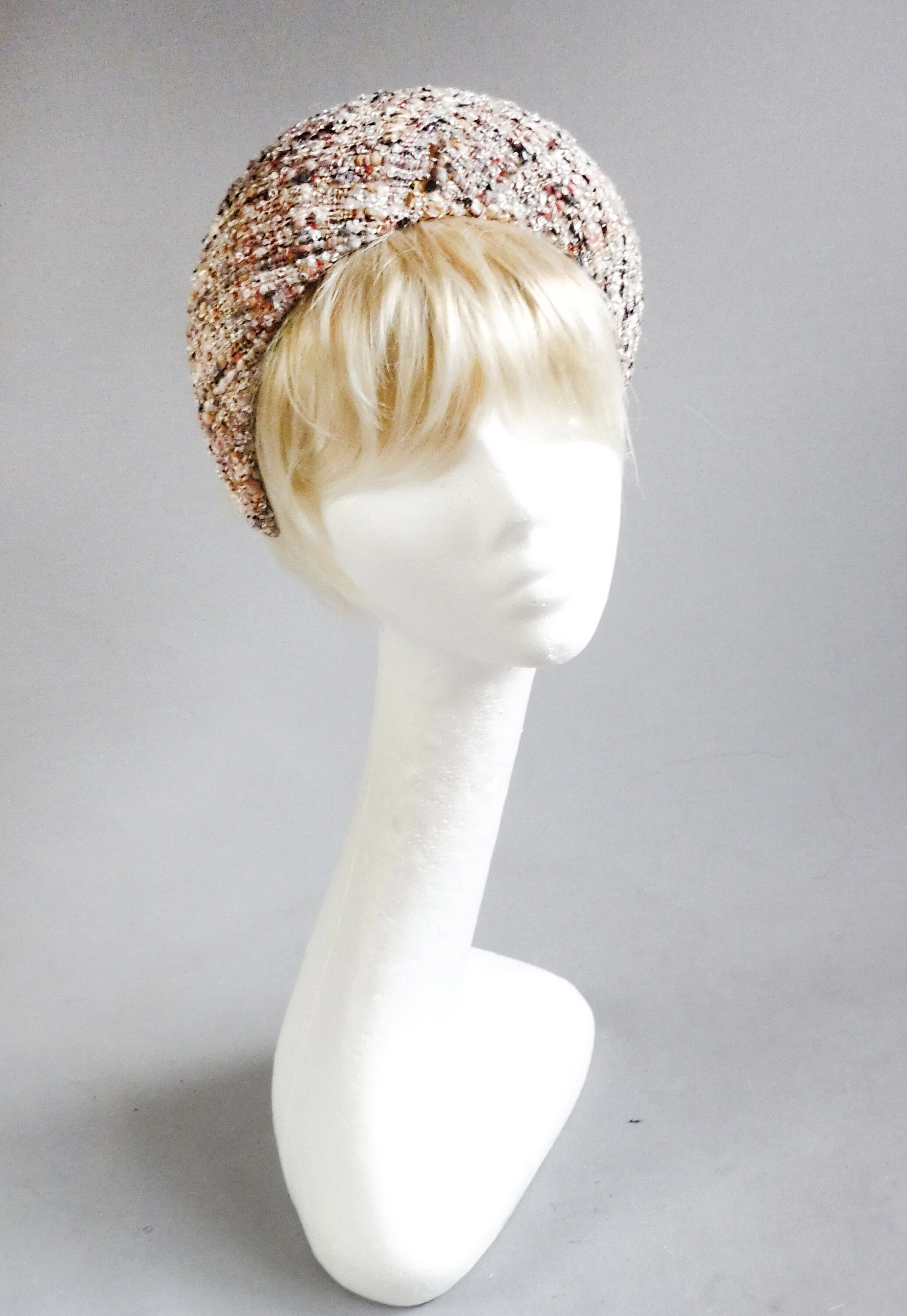 Made With Passion This Halo Hat With Hand Weaved Bouclé Fabric - Etsy ...