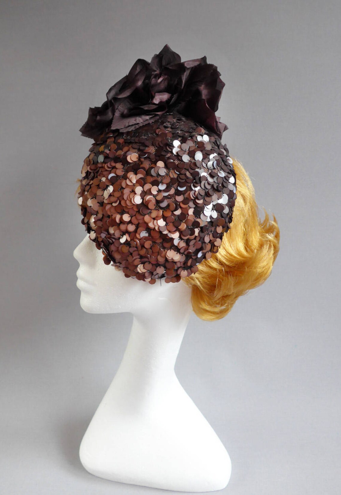 Made with passion Dutch design brown and copper percer hat | Etsy