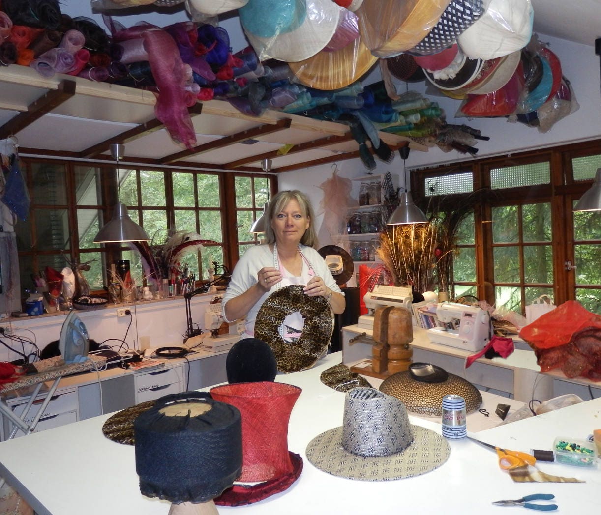 Dutch design black covered buckram base with crocheted cover | Etsy