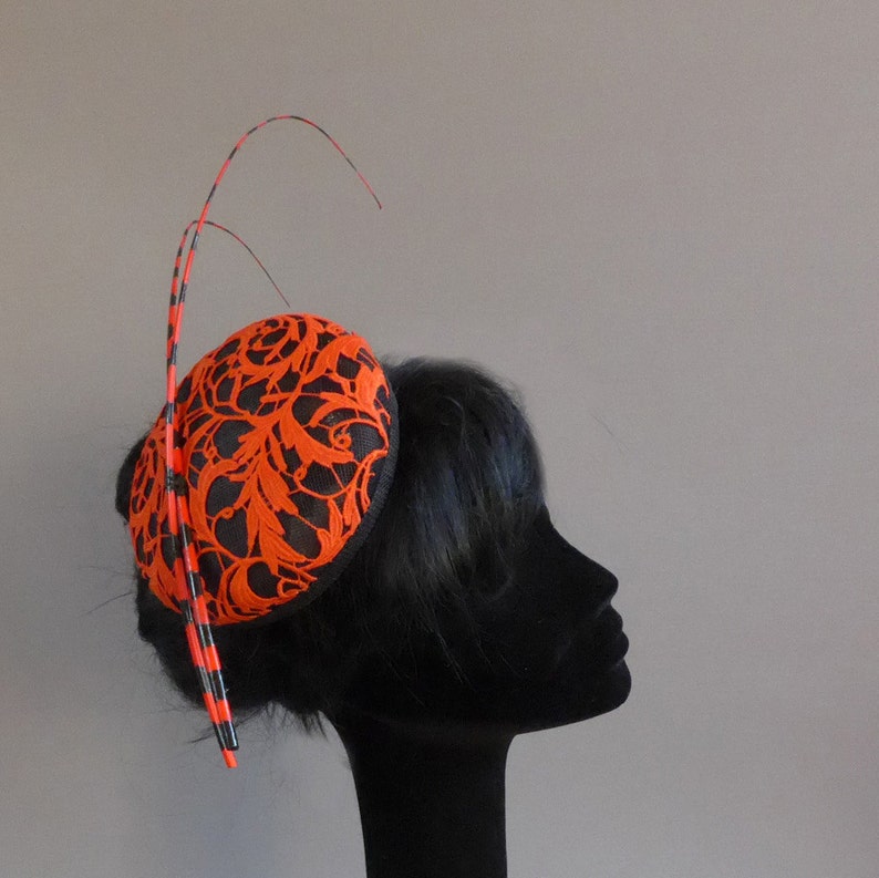 Dutch Design Derby Hat Black Sinamay Base Covered With Red - Etsy