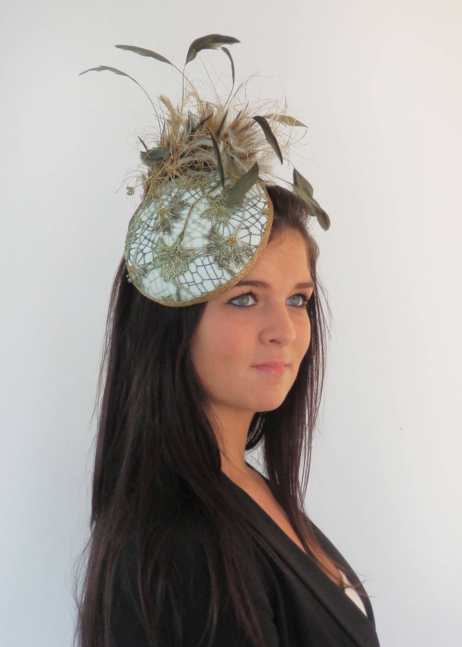 Dutch Design Multi Color Lace Hat Ranging From Soft Green to - Etsy