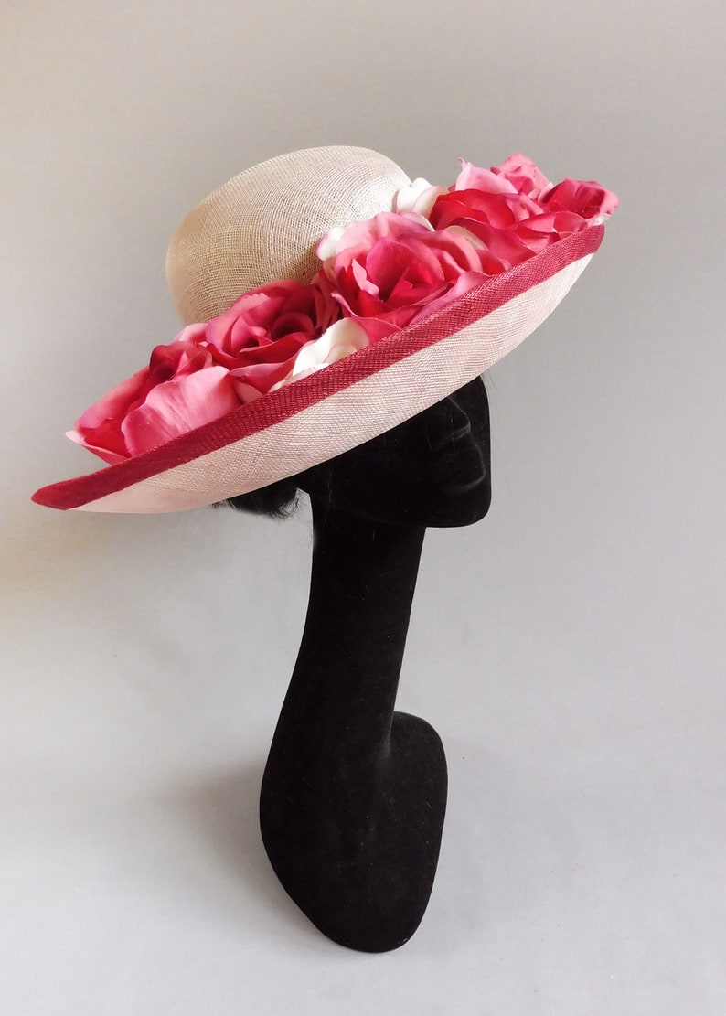Made with passion this derby hat in in two contrasting shades | Etsy