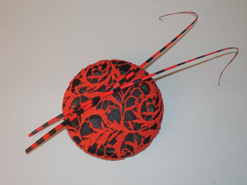 Dutch Design Derby Hat Black Sinamay Base Covered With Red - Etsy