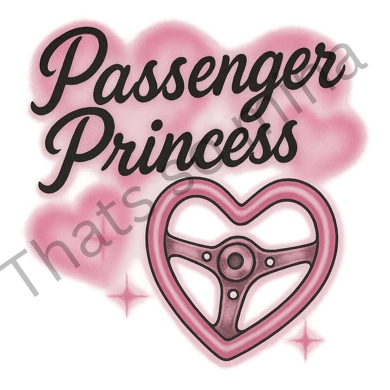 Passenger Princess | Digital File | PNG - Etsy