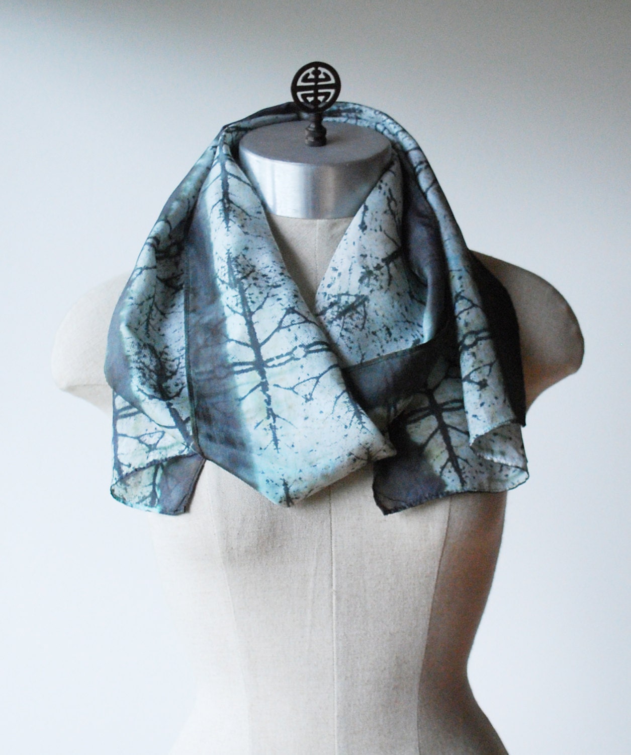 Hand Painted Silk Scarf, Screen Printed Scarf, 88editions Scarves - Etsy