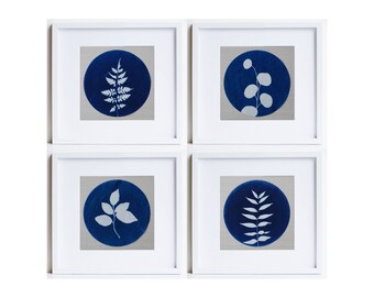 Botanical Art Original Cyanotype | Etsy