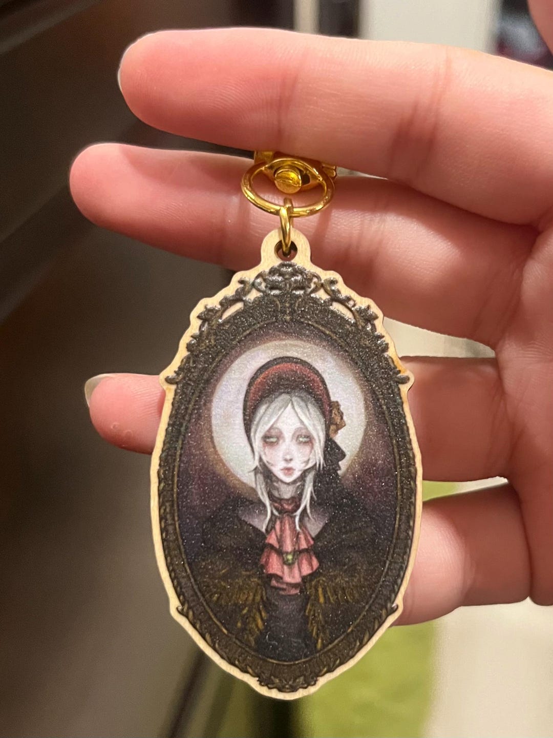 Plain Doll Bloodborne Wooden Keychain - Etsy