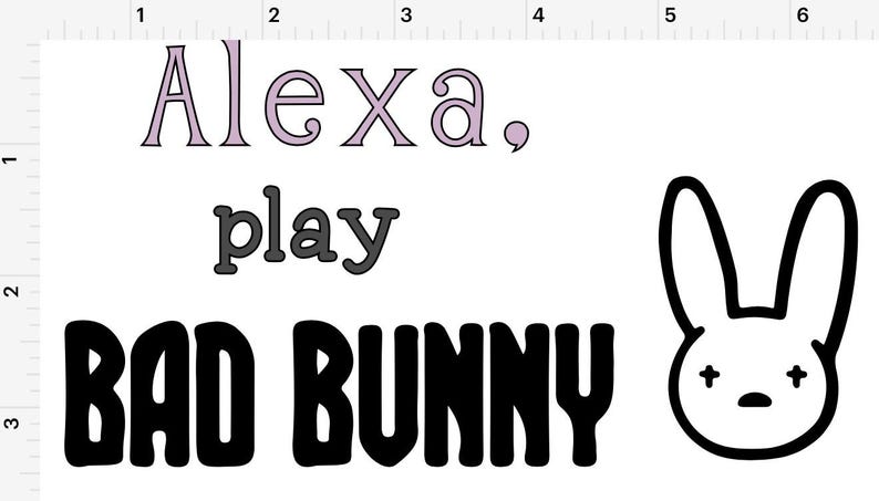 Alexa, Play Bad Bunny - Etsy
