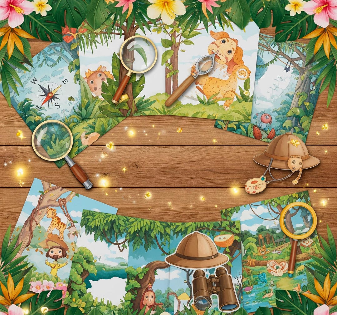 The Enchanted Jungle Adventure Kit – Jungle Missions, Creative Tasks ...