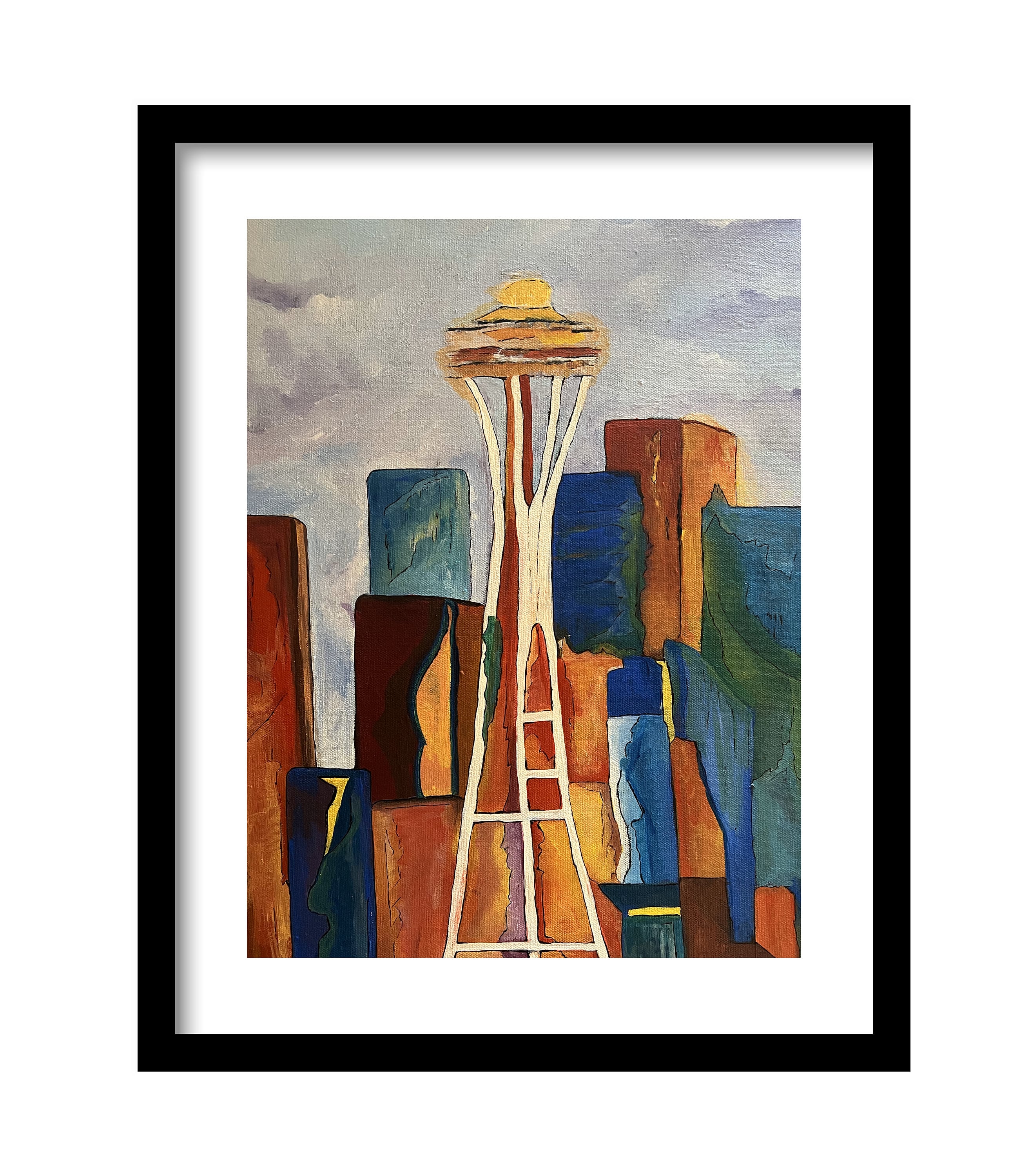 Seattle Space Needle in Color | Mary Lou Meyer | Seattle WA Series ...