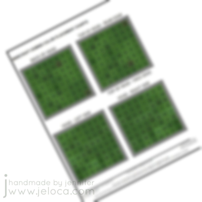 Minecraft Zombie Head DIY Costume Cosplay Custom Mob MC Full Chart PDF ...