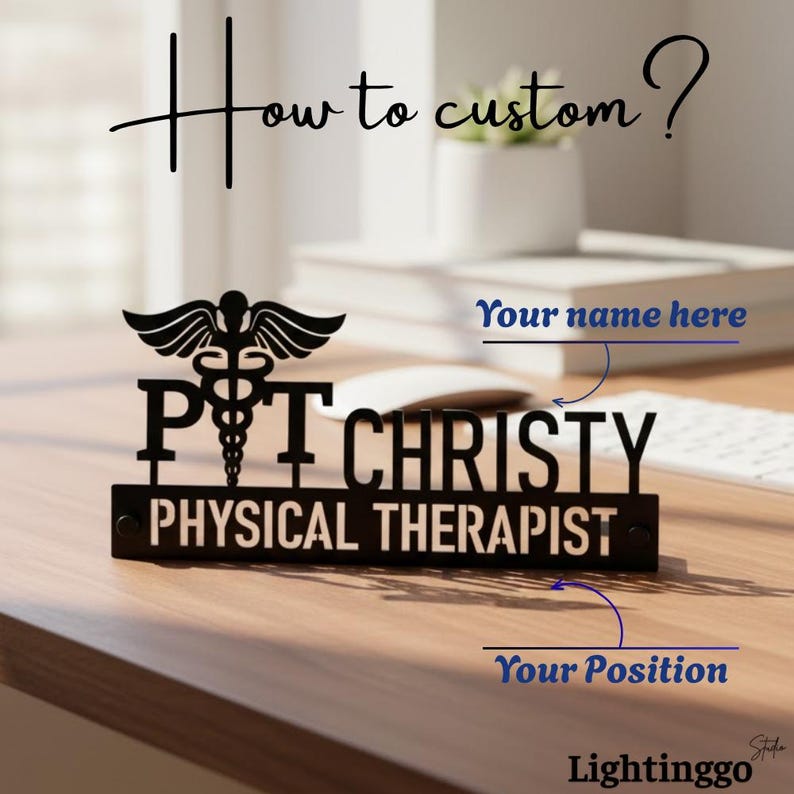 Personalized Oil Field Jack Metal Desk Name Plate, Handmade Custom ...