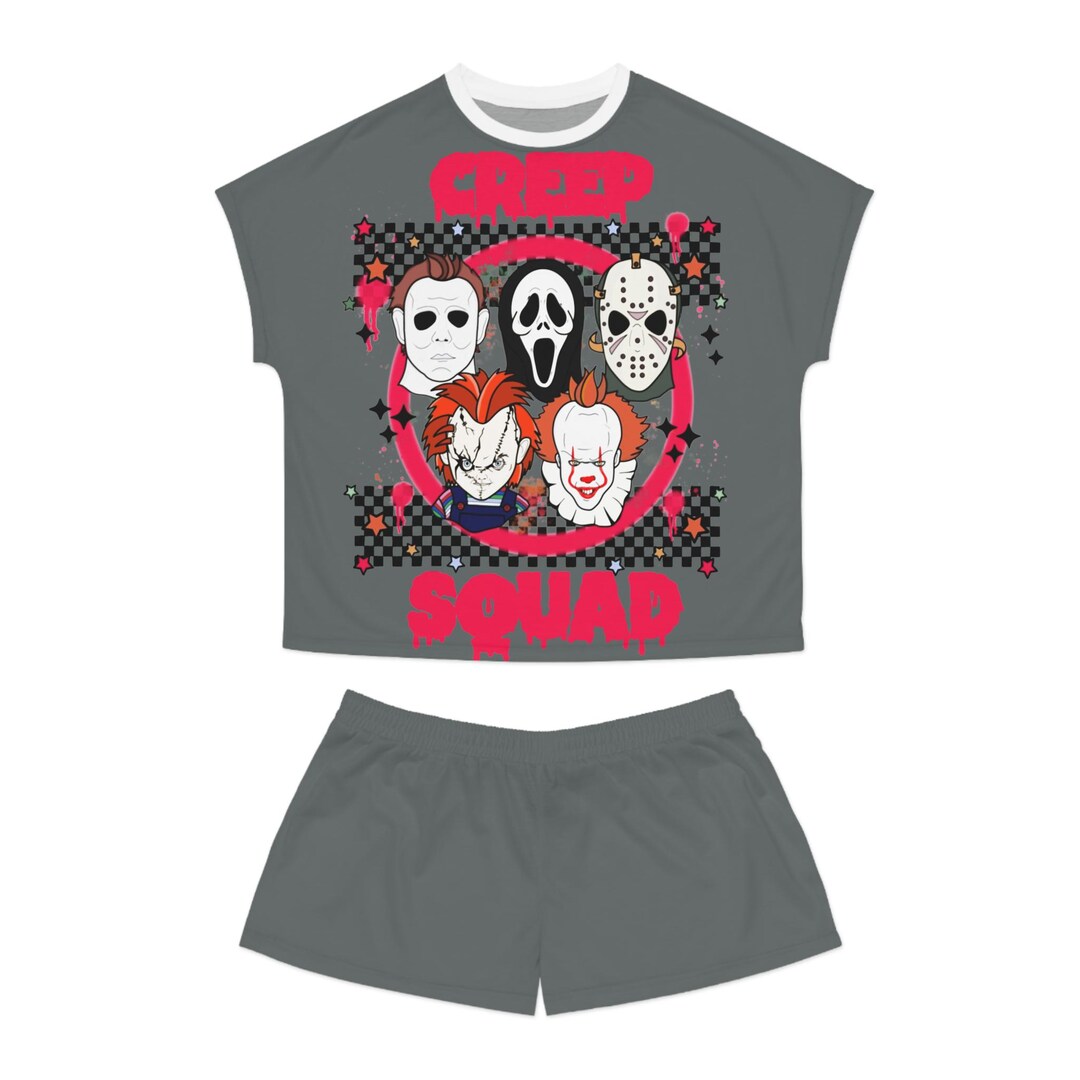 Spooky Ghost Pajama Set: Women's Halloween Sleepwear - Etsy