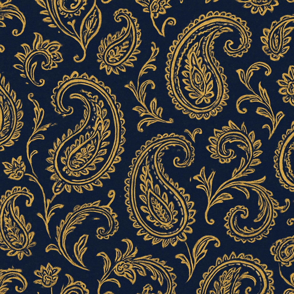 Colorful Paisley Digital Paper | Handpainted Seamless Background for ...