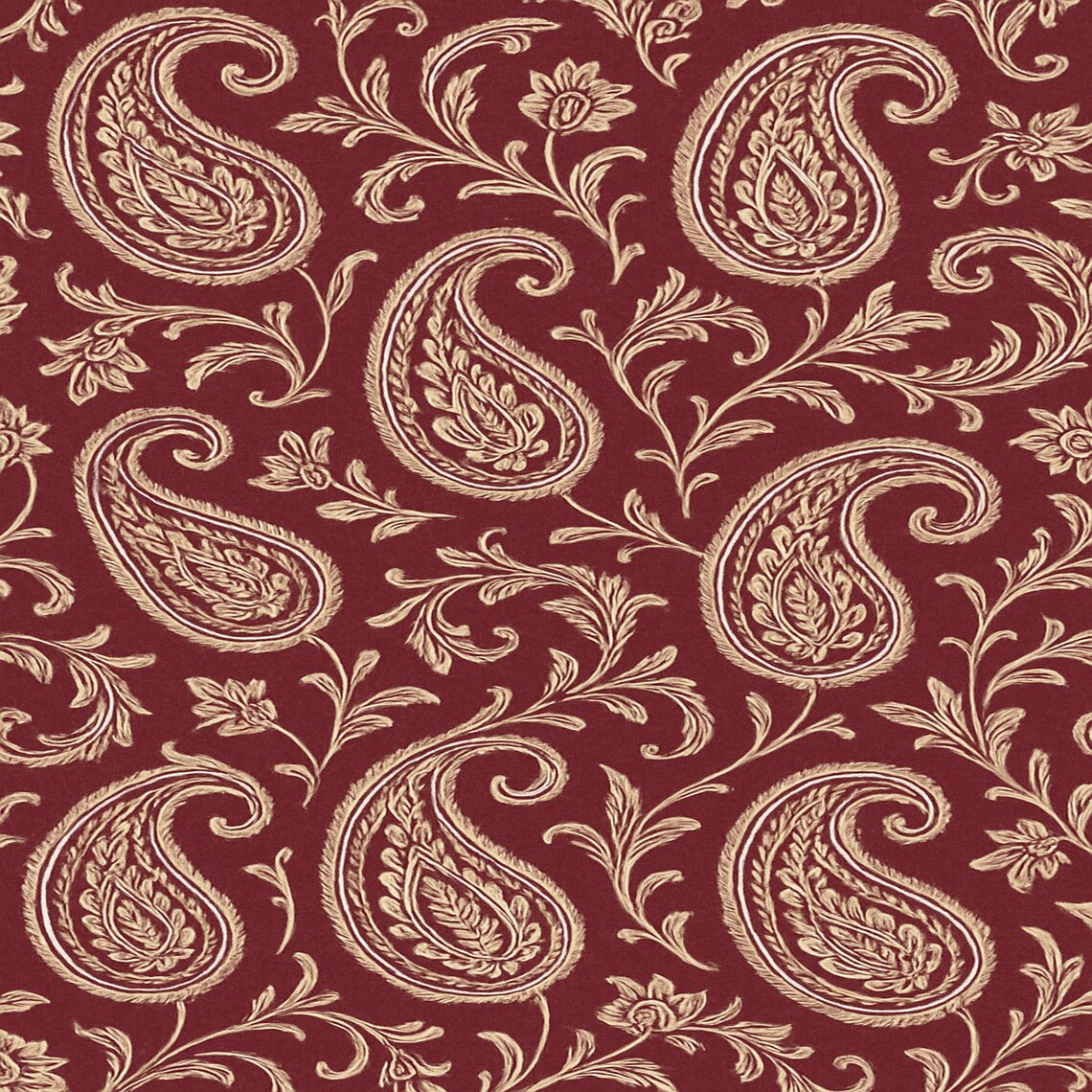 Colorful Paisley Digital Paper | Handpainted Seamless Background for ...