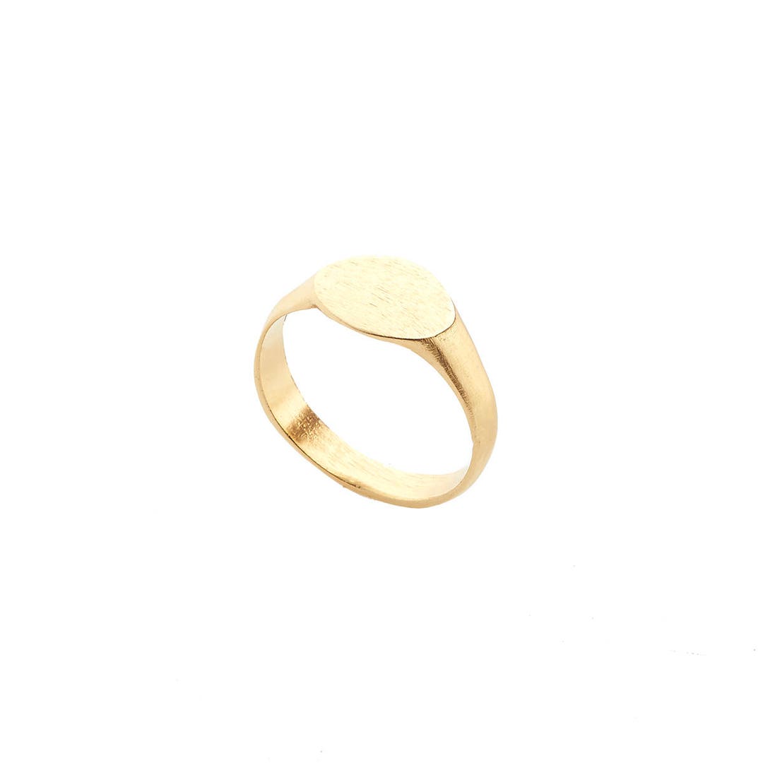 Signet Ring Gold Ring Statement Ring Custom Jewelry - Etsy