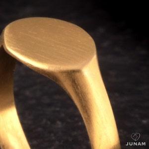 Signet Ring Gold Ring Statement Ring Custom Jewelry - Etsy