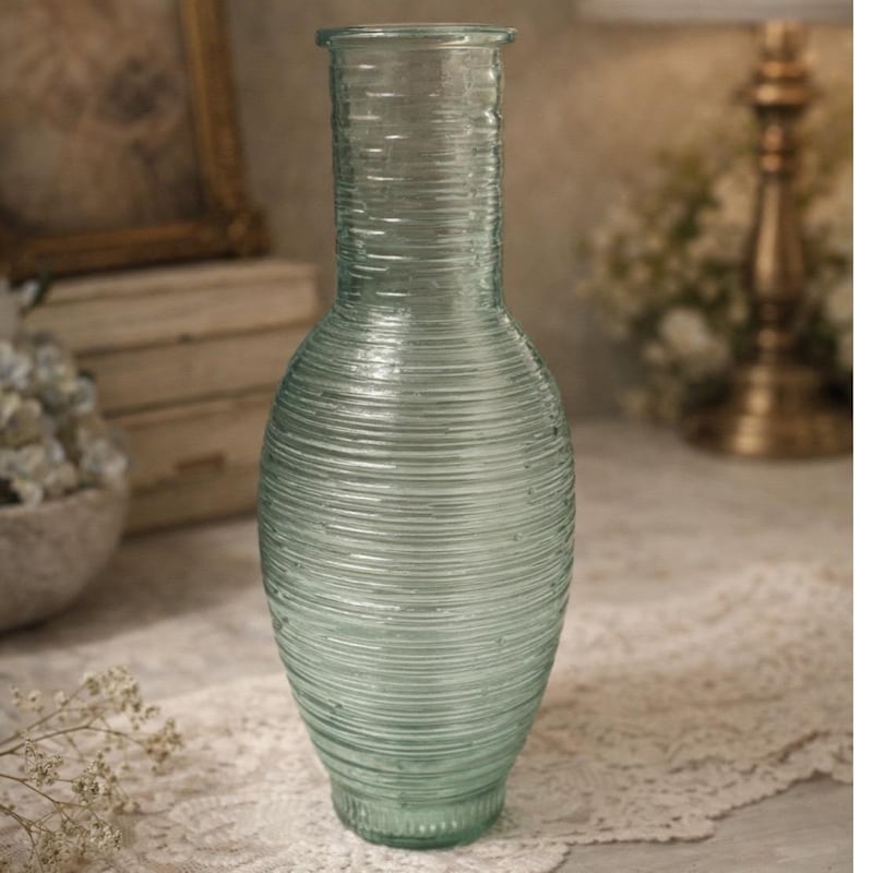 Glass Vase Narrow Neck - Etsy