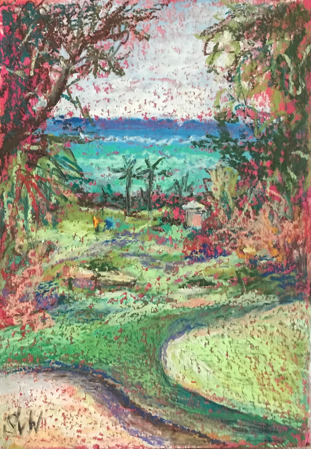 Bermuda Painting , Bermuda Golf Painting ,golfing Painting ,original ...