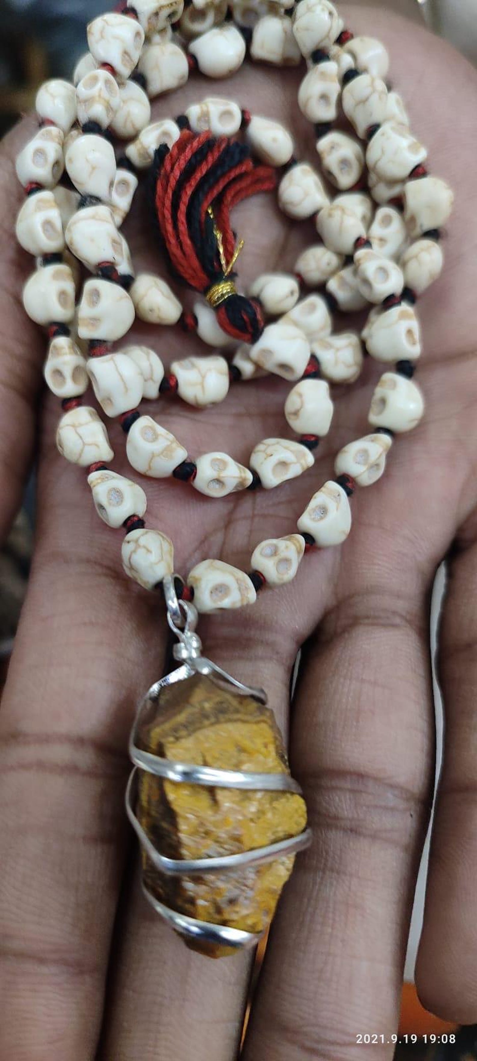Real Aghori Made Kali Ashta Siddhi Necklace Obtain 7occult Psychic Powers - Etsy