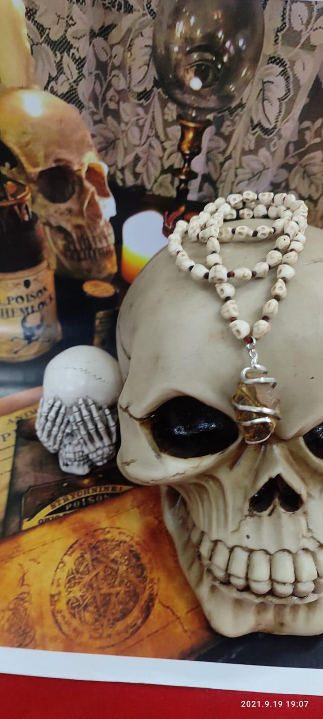 Real Aghori Made Kali Ashta Siddhi Necklace Obtain 7occult Psychic Powers - Etsy