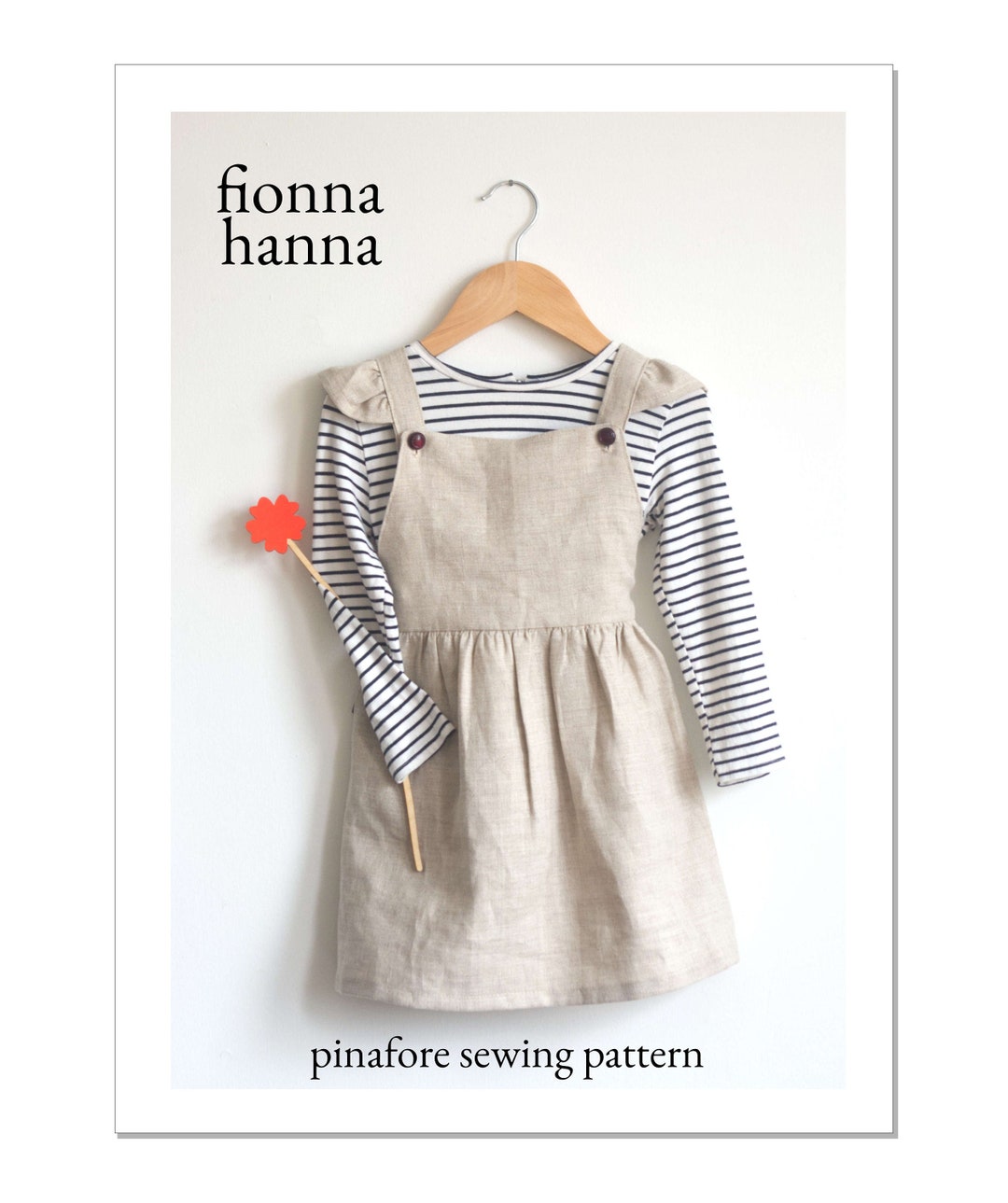 Pinafore Ruffle Dress PDF Sewing Pattern - Etsy
