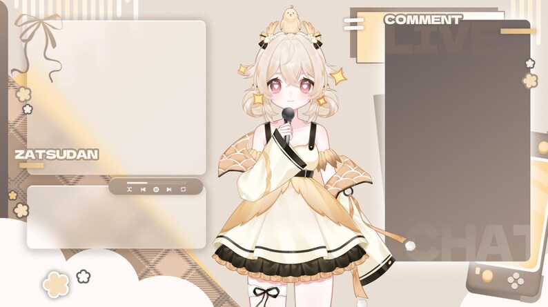 Koi/premade Live2d Vtuber Studio Model/vts/fully Rigged/vtuber Model ...